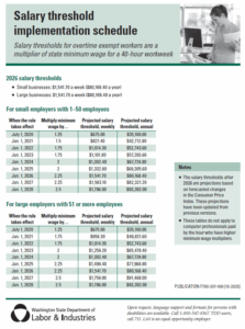 Washington State Overtime & Exempt Employee Rules - DZA